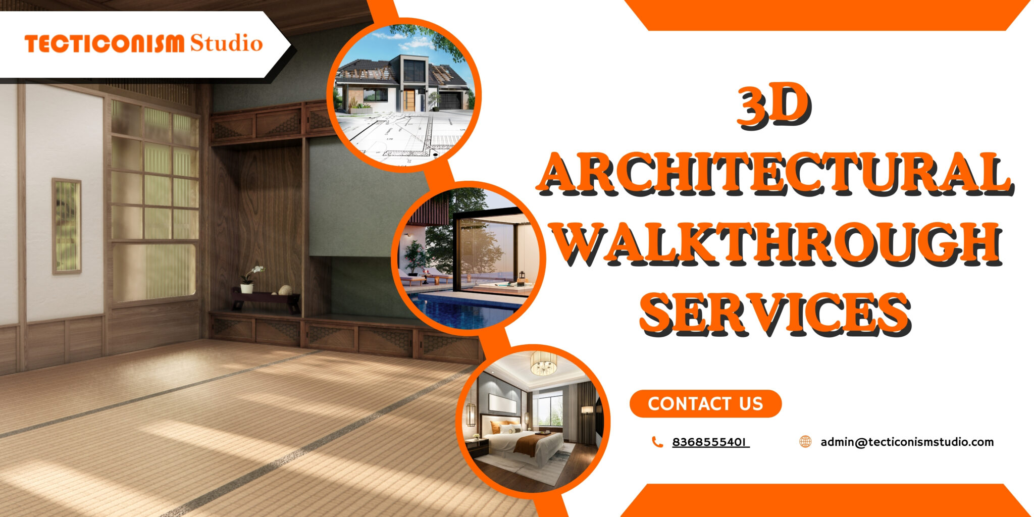 3D Architectural Walkthrough Services | TECTICONISM Studio